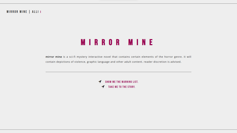 mirror mine by alli