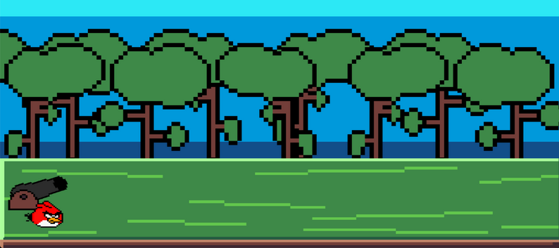 Angry birds pixel art by Cabo Dev