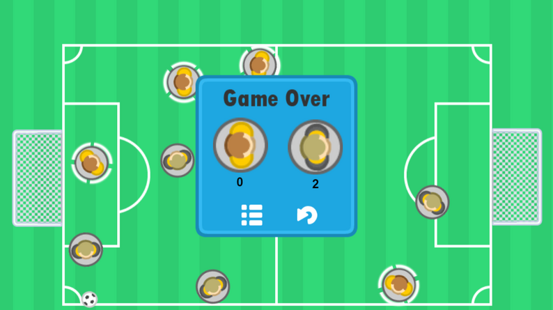 Template construct 2 - Button Football by Perametade Games