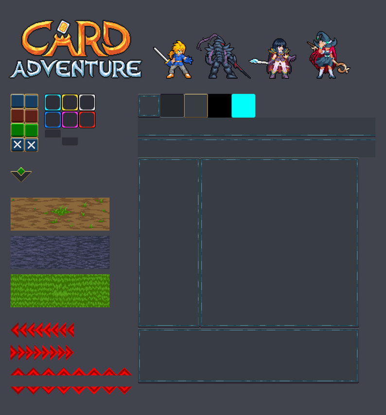 Card RPG) UI&Characters by Sagak Art (Pururu)