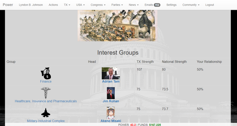 POWER - a game of politics by rumsod