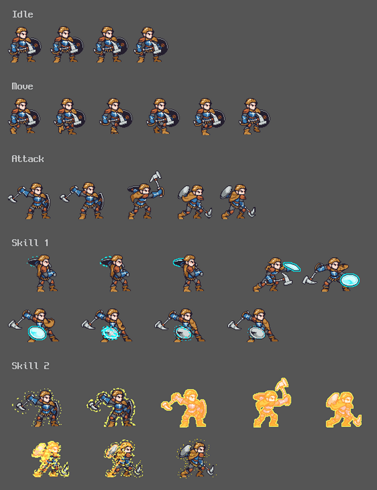 8-Bit Heroes) Cleric by Sagak Art (Pururu)