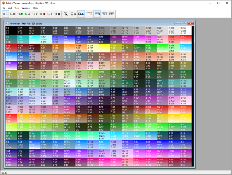 Palette File Viewer by isometric8