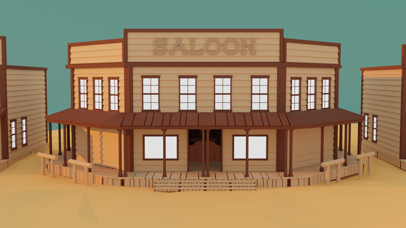 Low Poly Wild West Environment Pack by LowPolyAssets