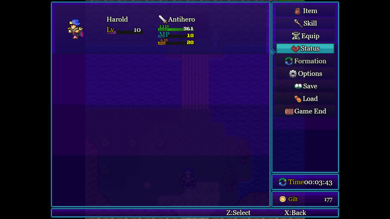 16-Bit Pixel Windowskin for RPG Maker MZ by mooglerampage