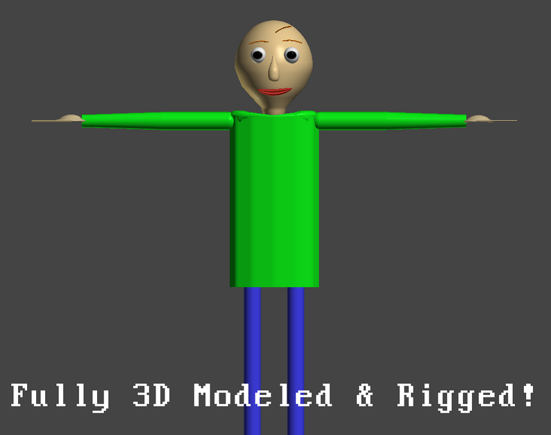 Baldi's Basics Model's / Baldi (outdated) by TheHaDerpNoob