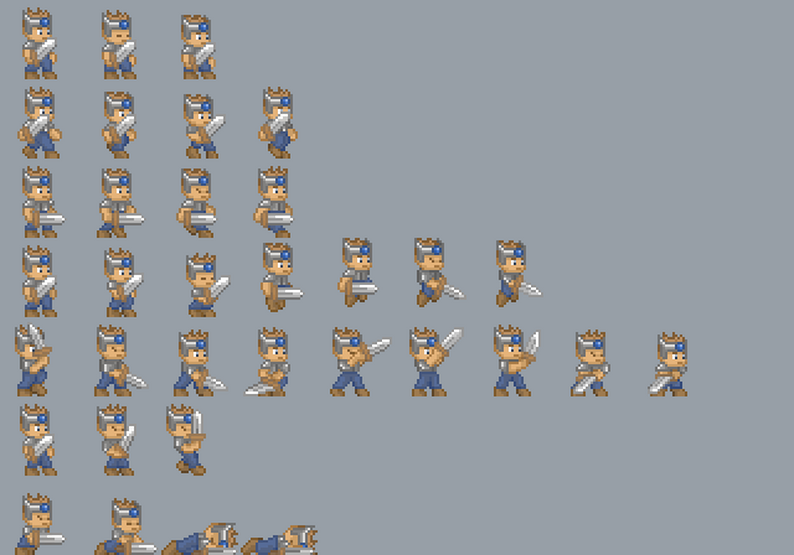 Side View Characters by PixelCarvel