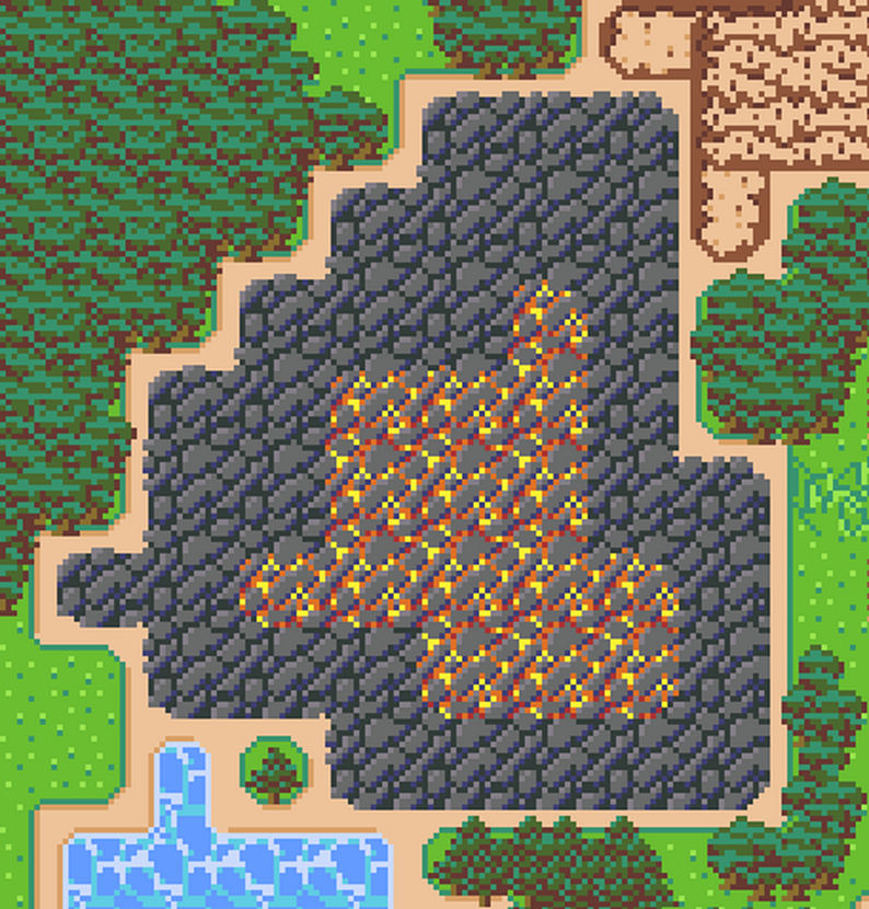 8 Bit World Map Tileset for RPG Maker MV by Robubie