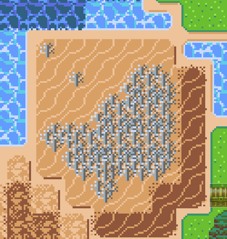 8 Bit World Map Tileset for RPG Maker MV by Robubie