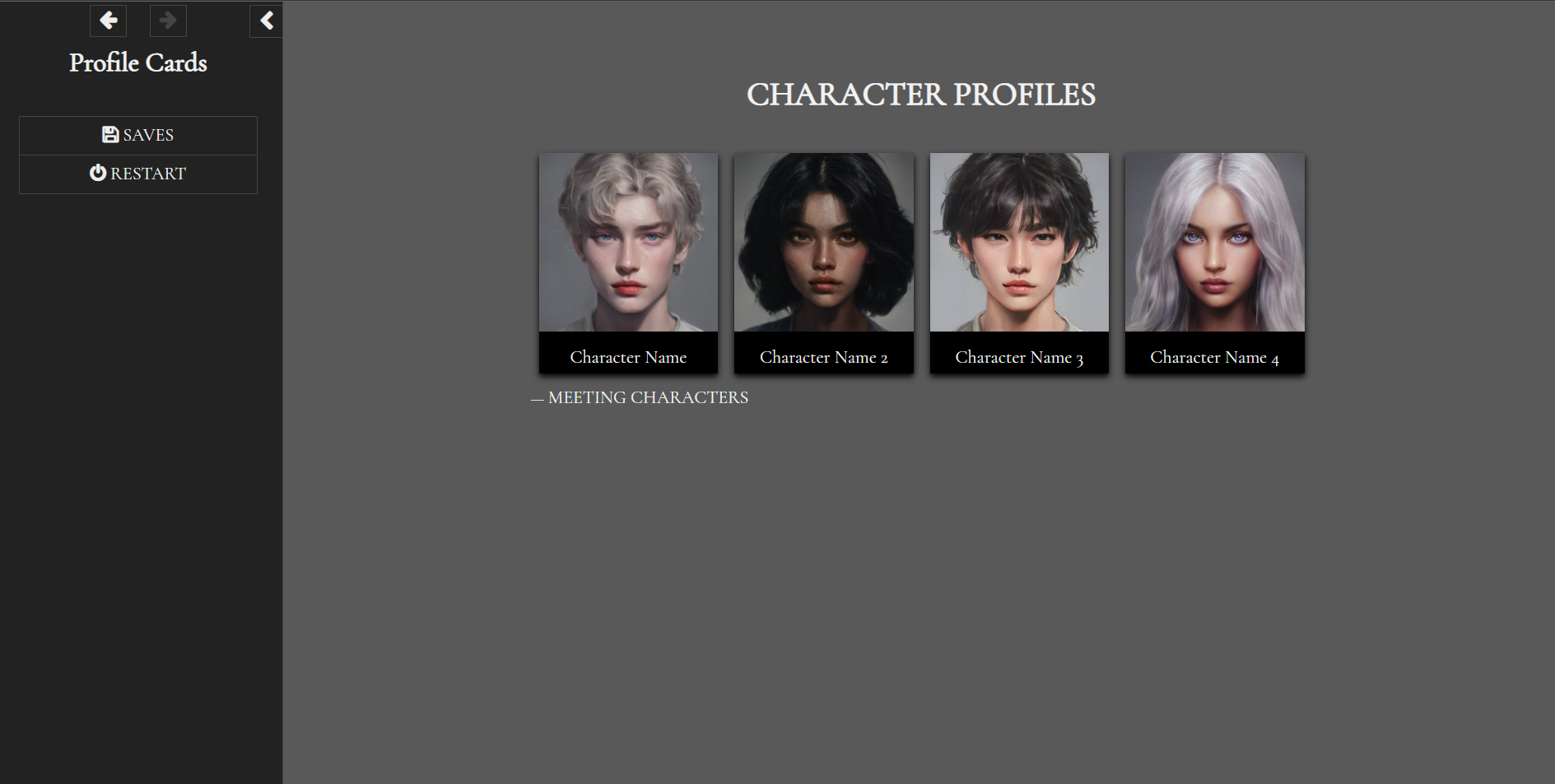 Character Profile Card Tutorial Twine Sugarcube By Jasmineta Character Profile Card Tutorial Twine Sugarcube By Jasmineta