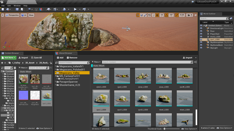 UAsset Browser for Unreal Engine by marynate