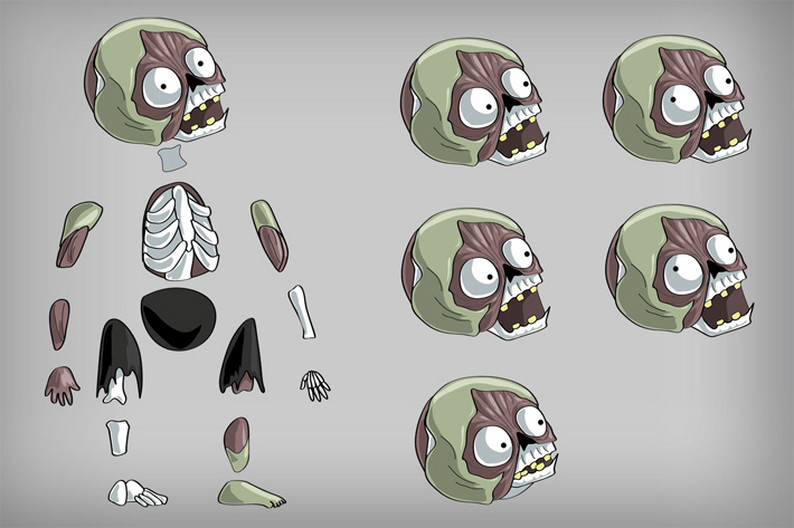 2D Zombie Sprite Pack 2 (3 pieces) by Free Game Assets (GUI, Sprite ...