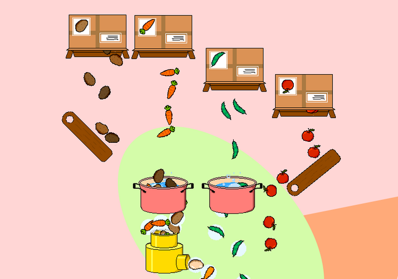 Super Simple Salad Simulator by Stanisław