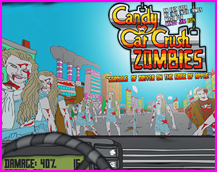 Candy Car Crush 3D : Zombies by Evil Indie Games