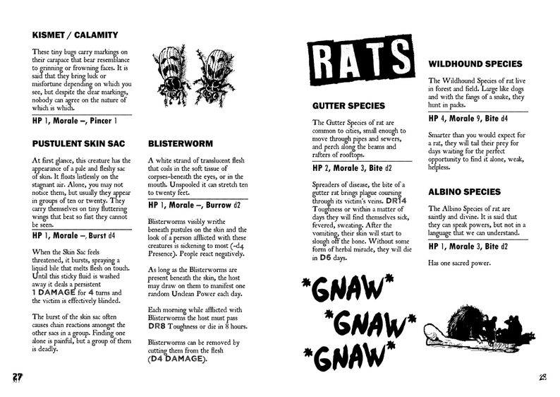 MORK BORG: BESTIARY by Slime of Many Hats, Polyducks, bitmapkid