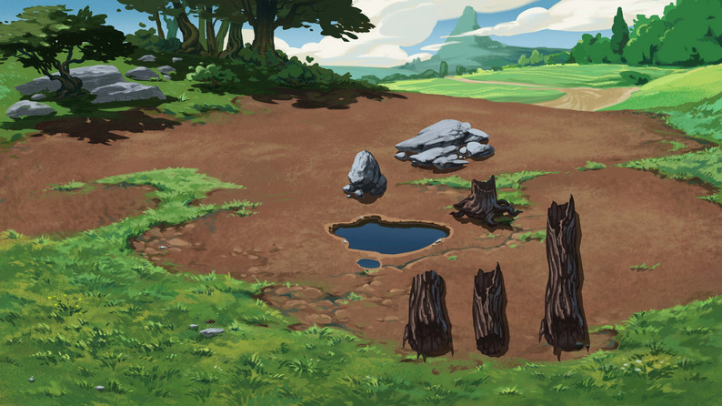 2D Art - Battle background for RPG, JRPG, TBS, D&D by Heaxhammer