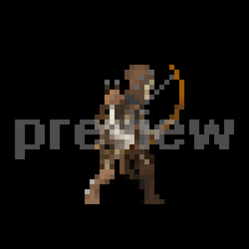 Undead Archer - Pixel Art Character by Lazerpants Studios