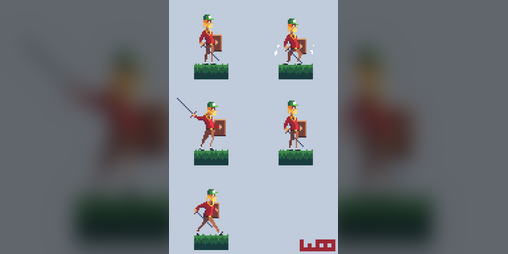 64 x64 character by Warren Clark