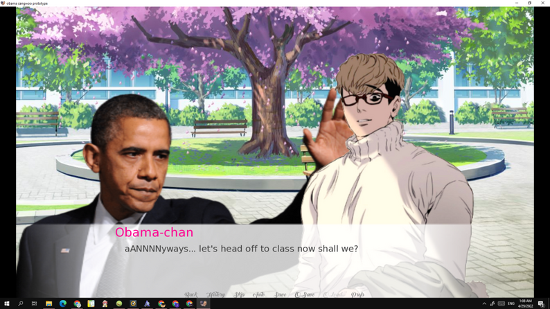 Obama x Sangwoo Visual Novel by Richiellei