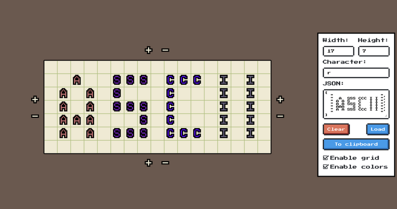 ASCII Map Editor 🚀 by stmn
