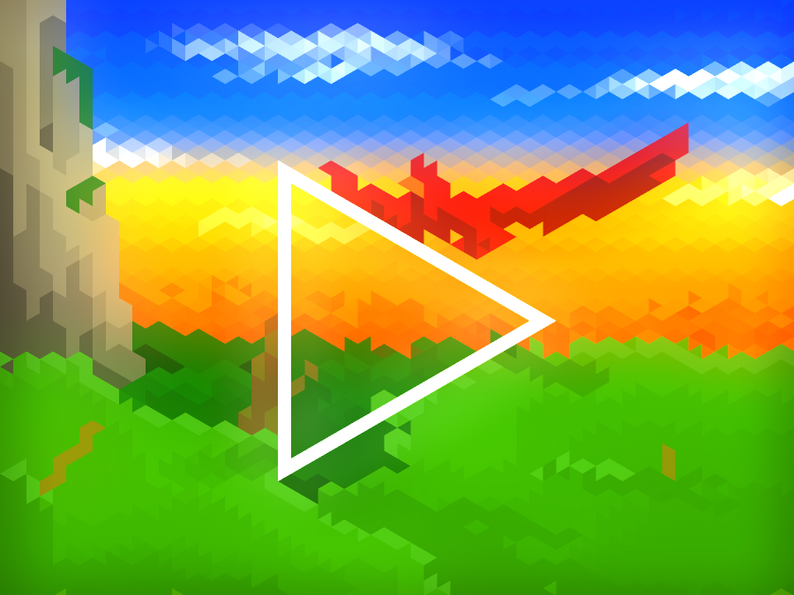 Trixel by chromewing