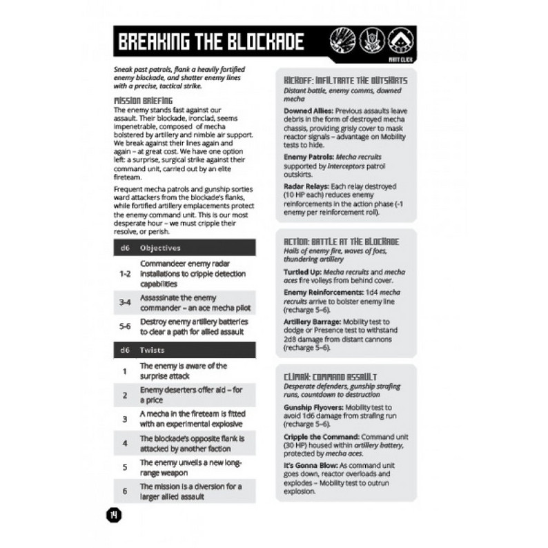 The Mecha Hack: Mission Manual by Absolute Tabletop