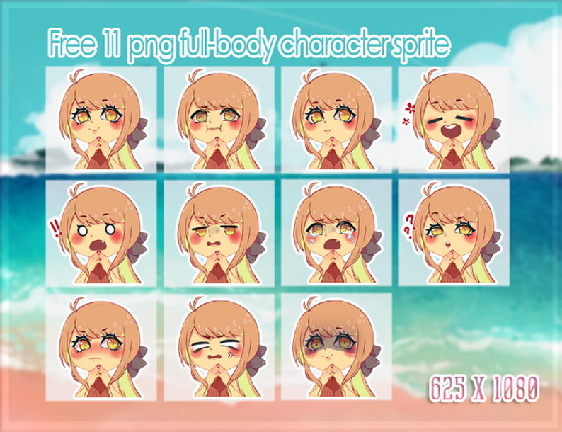 Fleur - Chibi Sprite Pack by Minty