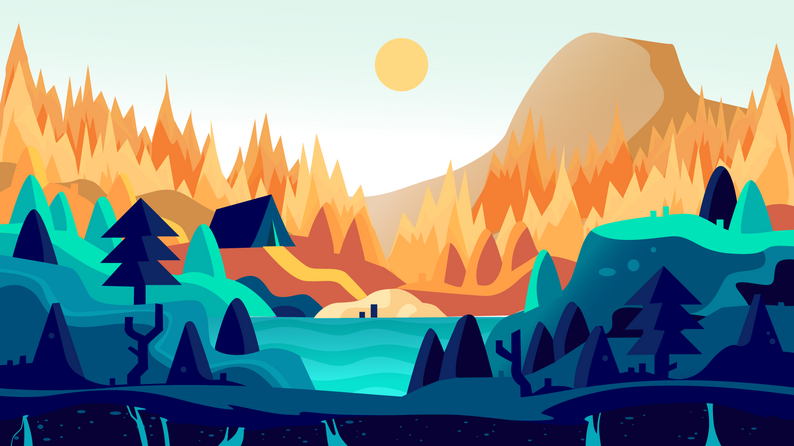 cute 2D BACKGROUND pt3 by v.rozenfeld