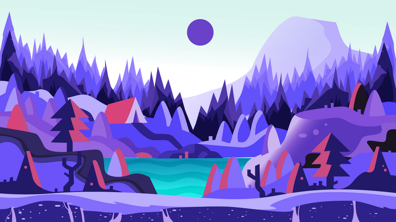 cute 2D BACKGROUND pt3 by v.rozenfeld