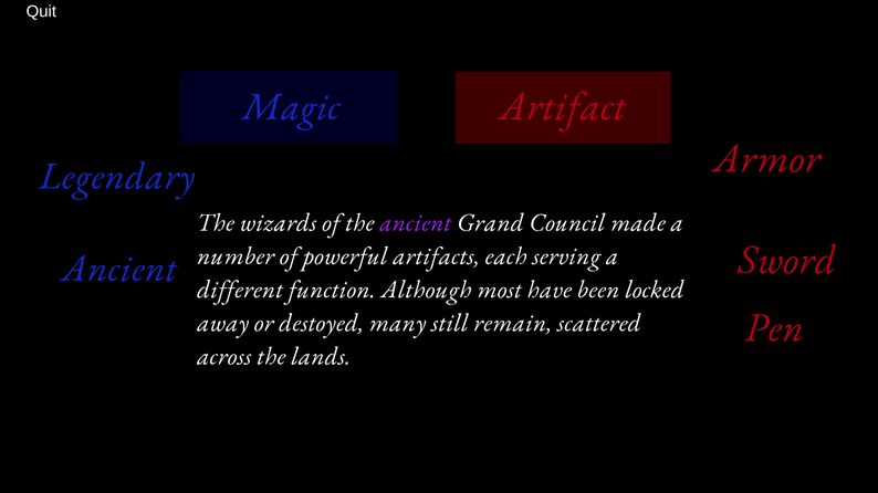 Flavor Text by Cameron Allen