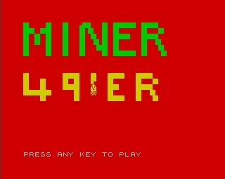 Miner'49er - ZX Spectrum by Bootlegger