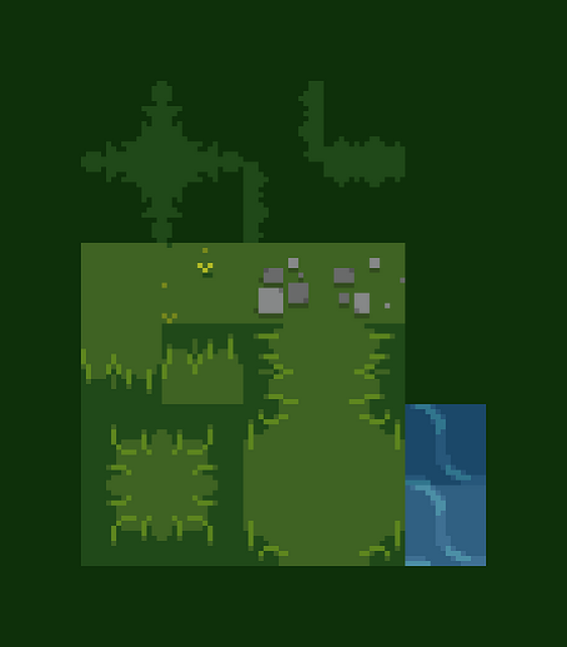 16 -Bit Sunny Forest Tileset by Auru