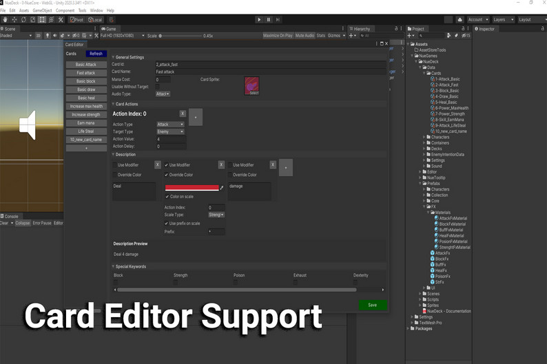 Nue Deck - Roguelike Card Game Template by Arefnue