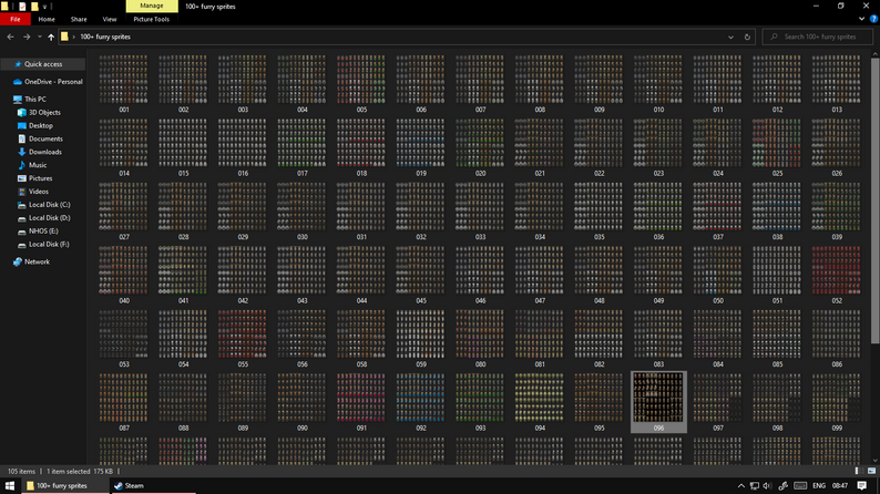 1000+ Furry Sprites by PAINratio