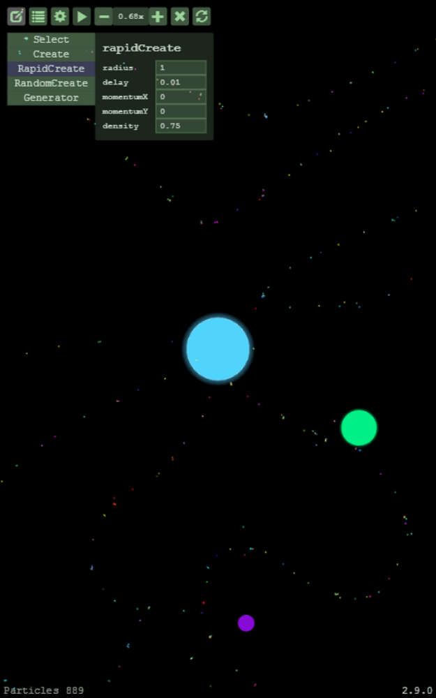 Particle Sandbox by apexearth