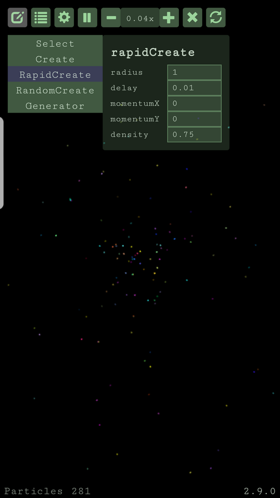 Particle Sandbox by apexearth