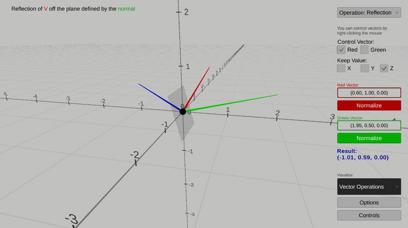Linear Algebra Visualizer by Nitsan