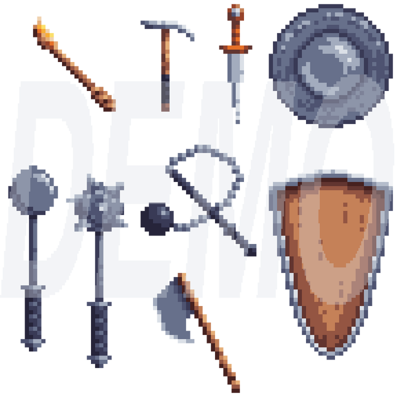 Pixel Art Asset Fantasy Pack by PolyB