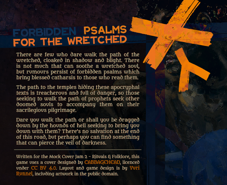 Forbidden Psalms for the Wretched by Yuri Runnel