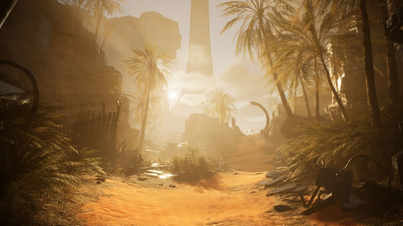 The Zeta Halo Experience - Desert Biome by InfiniteForges