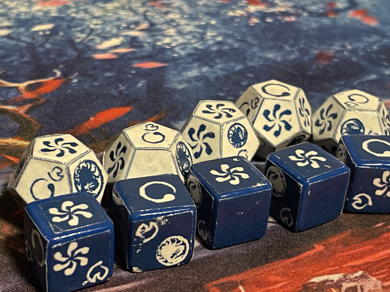 L5R RPG Printable Custom Dice by SebastianUXD