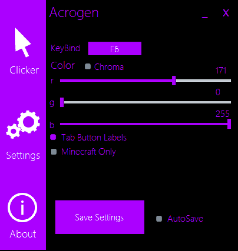 Acrogen Autoclicker by FFAStudios