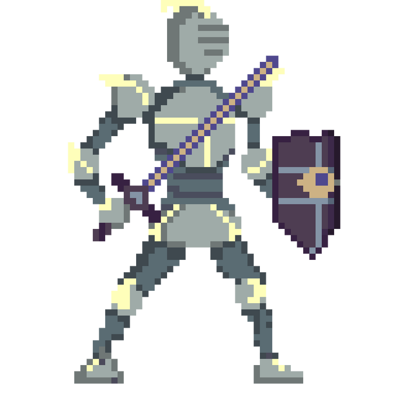 Slash Knight assets(64 * 64) + Parallax by Marqueeplier