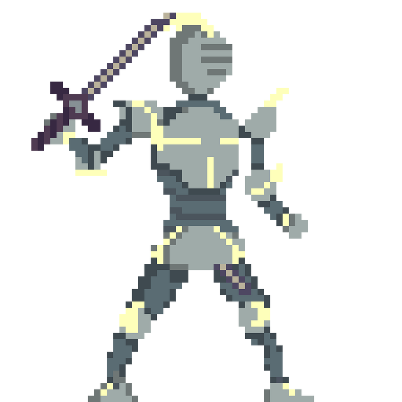 Slash Knight assets(64 * 64) + Parallax by Marqueeplier