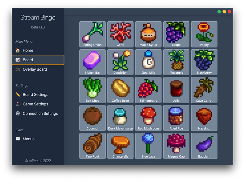 StreamBingo by mali @ punk pebble studio