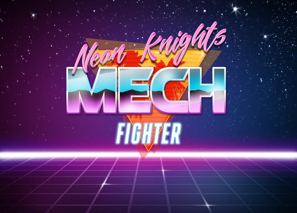 Neon Knights Mech Fighter by Hexnite