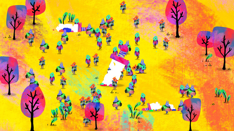 Neon Knives by cookiecrayon