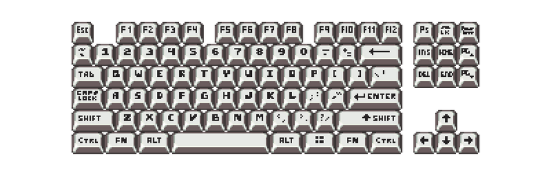 Pixel Keyboard by illugion