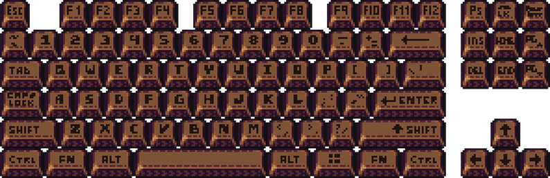 Pixel Keyboard by illugion