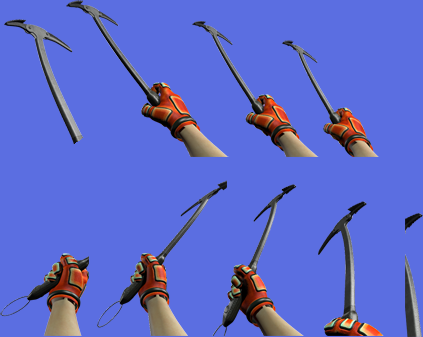 FPS Gun Sprites by Rekkimaru